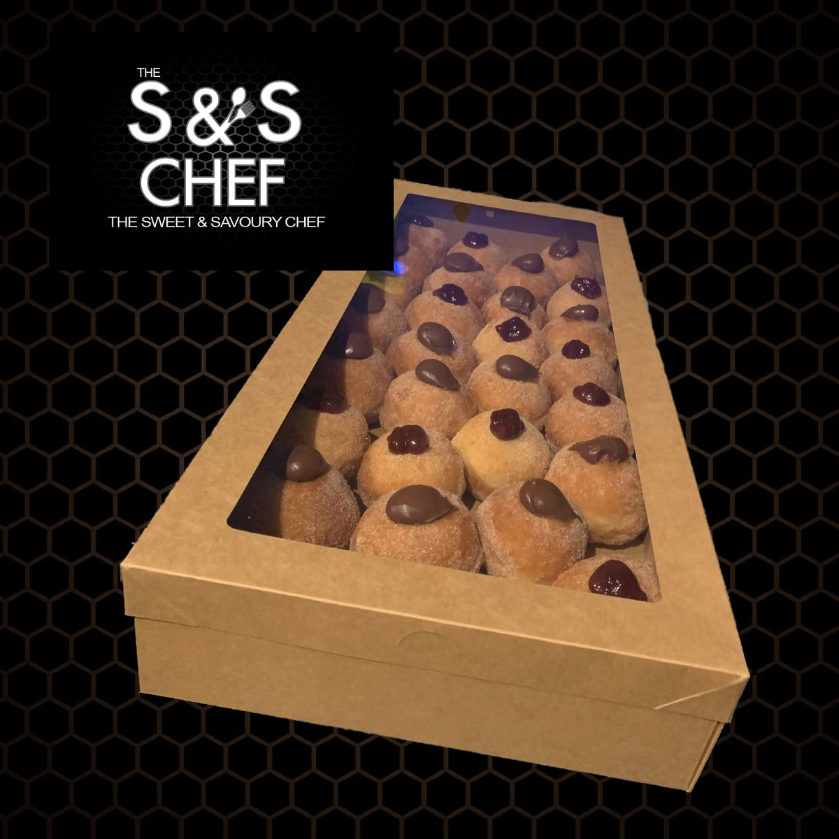 Catering Pack - Assorted Doughnut Box - – The Sweet and Savoury Chef