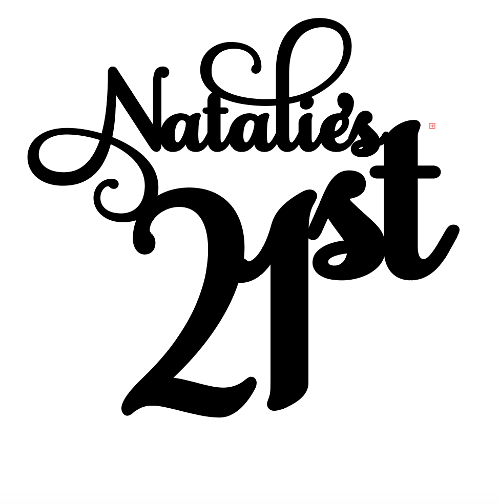 Natalie Personalised Cake Topper Pre-Styled Ready to Cut – The Sweet ...